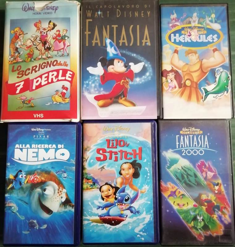 VHS originali Walt Disney - DVD: Cinema internazionale a Ferrara