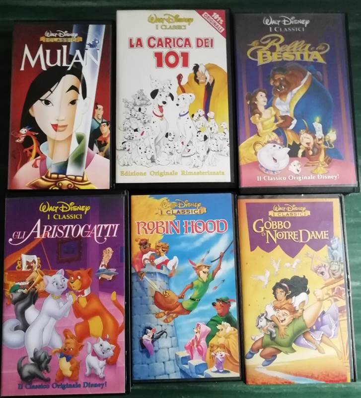VHS originali Walt Disney - DVD: Cinema internazionale a Ferrara